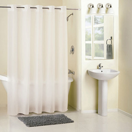 Click here for Hookless PEVA Shower Curtain  One Size  Gray prices