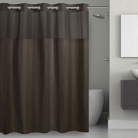 Click here for Hookless Waffle Shower Curtain  One Size  Gray prices