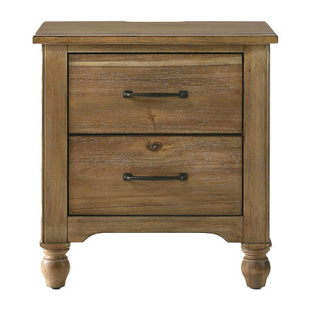 Click here for Highland 2-Drawer Nightstand  One Size  Brown prices