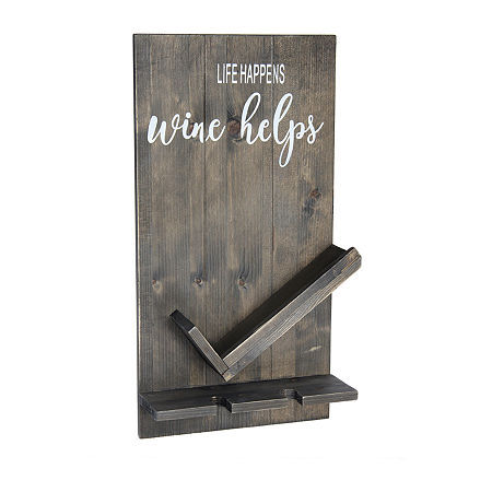 Click here for Elegant Designs(tm) Lucca Wall Mounted Wine Bottle... prices