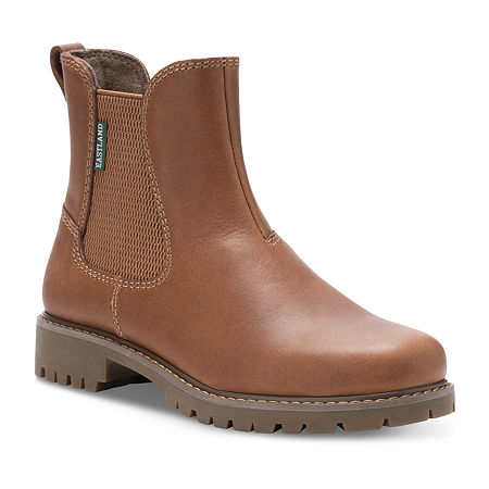 Click here for Eastland Womens Ida Chelsea Block Heel Boots  6 Me... prices