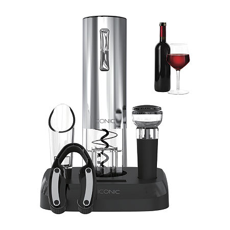Click here for Iconic 5-in-1 Wine Set  One Size  Silver prices