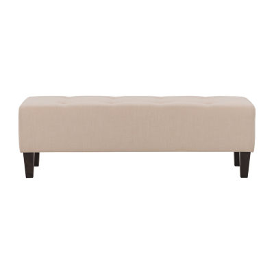 Rosewell Tufted Bench - JCPenney