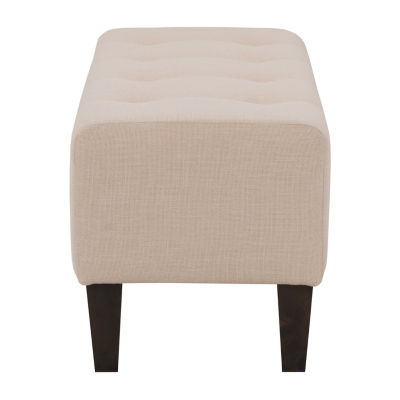 Rosewell Tufted Bench - JCPenney