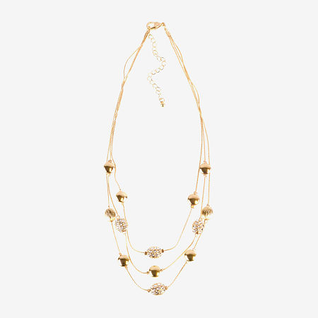 Click here for Bold Elements Gold Tone Womens 17 Inch Illusion Ne... prices
