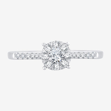 Click here for Womens 1/3 CT. T.W. Natural White Diamond 10K Whit... prices
