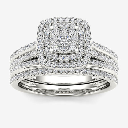 Click here for Womens 1/2 CT. T.W. Natural White Diamond 10K Whit... prices