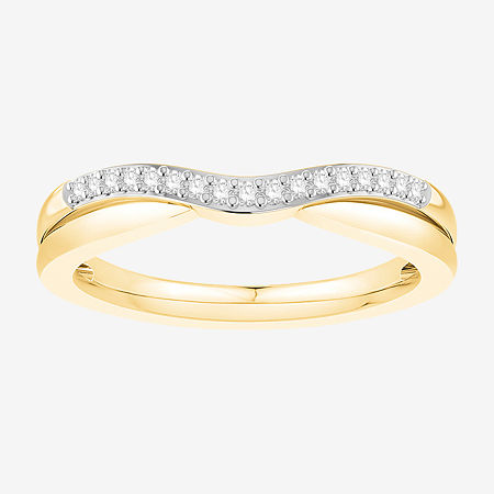 Click here for 1/10 CT.T.W. Natural Diamond 10K or 14K Gold Curve... prices