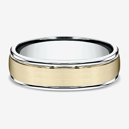 Click here for Mens 6MM 10K Two Tone Gold Wedding Band  7 prices