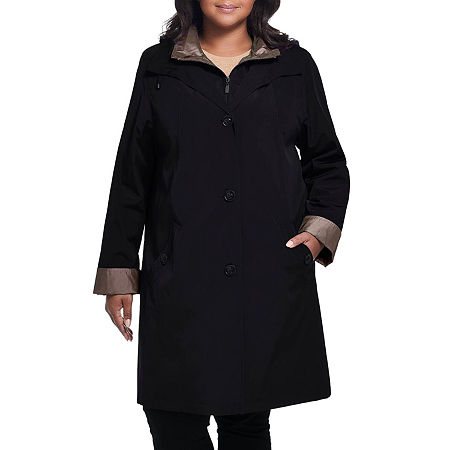 Click here for Gallery Womens Water Resistant Midweight Plus Rain... prices