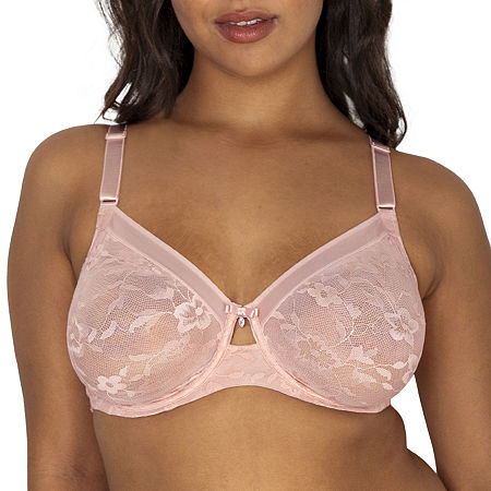 Click here for Curvy Couture No Show Lace Unlined Underwire Bra -... prices