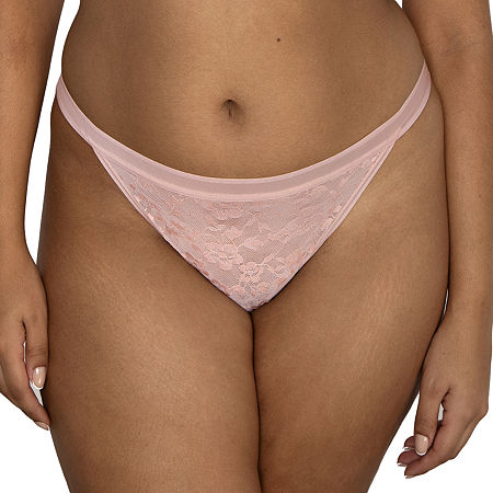 Click here for Curvy Couture No Show Lace G-String Thong Panty -... prices