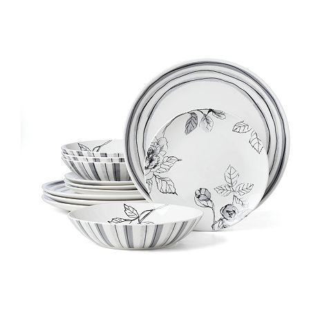 Click here for Oneida Sketchbook 12 Pc. Dinnerware Set  Service f... prices