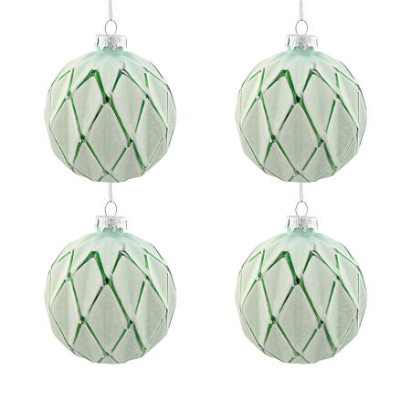 Click here for Northlight 4 4ct Harlequin Glass Ball Christmas Or... prices