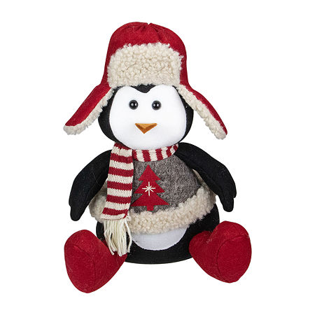 Click here for Northlight 12 Sitting Winter Penguin With Trapper... prices
