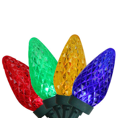 Click here for Northlight 100ct Multi-Color Led Faceted C9 66ft G... prices