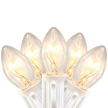 Click here for Northlight 25 Count Clear C7 24ft White Wire Strin... prices