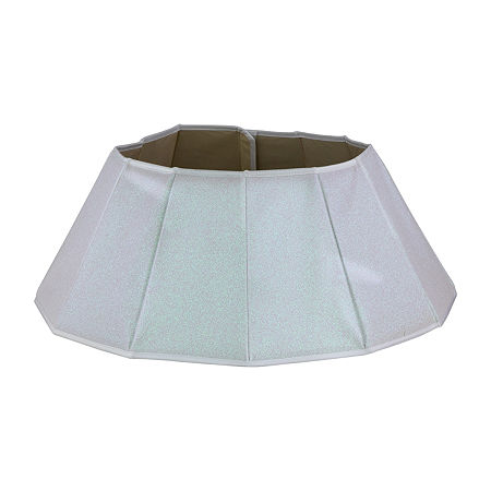 Click here for Northlight 26in Shiny White Fabric Hexagonal Chris... prices