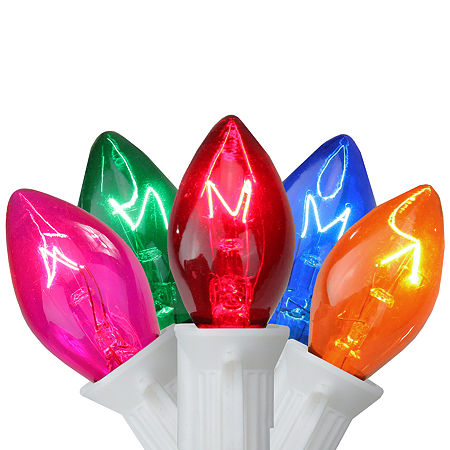 Click here for Northlight 25 Count Multi Color C7 24ft White Wire... prices