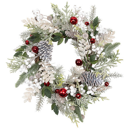 Click here for Northlight 24 Frosted Pinecones And Berries Artifi... prices