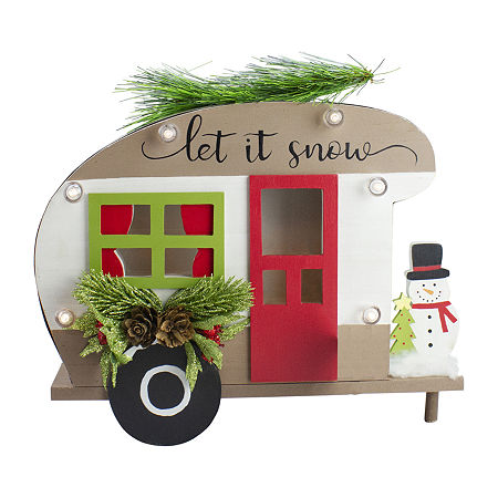 Click here for Northlight 12 Pine And Snowman Rv Let It Snow Chri... prices