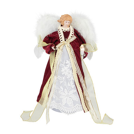 Click here for Northlight Angel With Lighted - 14in - Burgundy An... prices