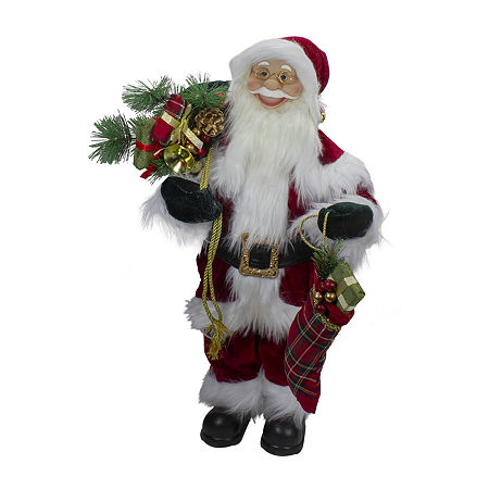 Click here for Northlight 2ft Standing Santa With Presents Christ... prices