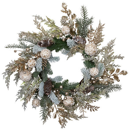 Click here for Northlight Glittered Mixed Foliage With - 24in - U... prices