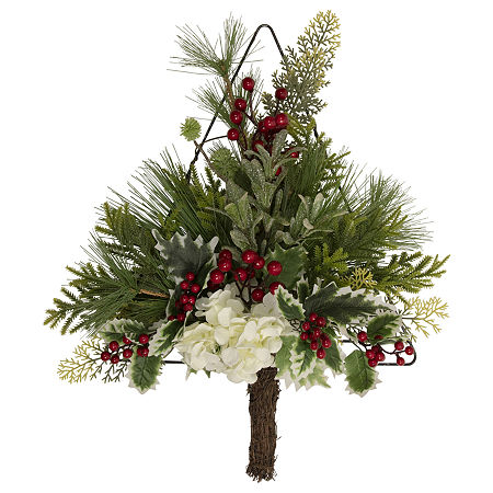 Click here for Northlight 24in Pine Tree With Berries And Holly C... prices
