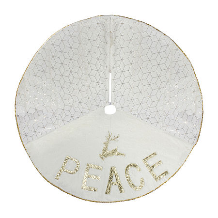 Click here for Northlight 48in Cream And Gold Peace And Reindeer... prices