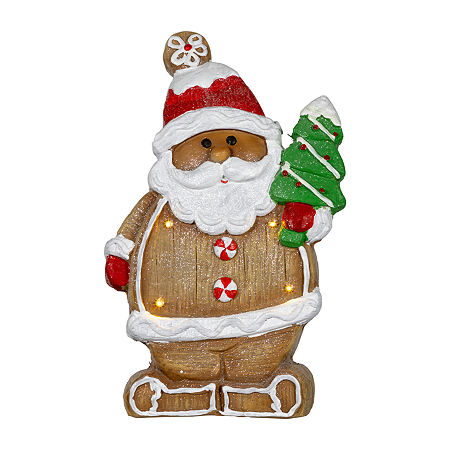 Click here for Northlight Lighted Gingerbread Santa With Frosted... prices