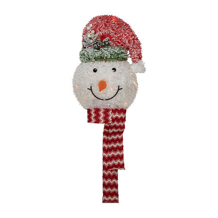 Click here for Northlight 22in Lighted Snowman Wearing A Red Fros... prices