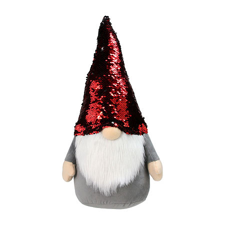 Click here for Northlight Flip Sequin Hat Figure - 18in - Red And... prices