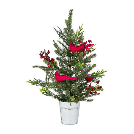 Click here for Northlight Pre-Lit Led Mixed Pine Potted With Berr... prices