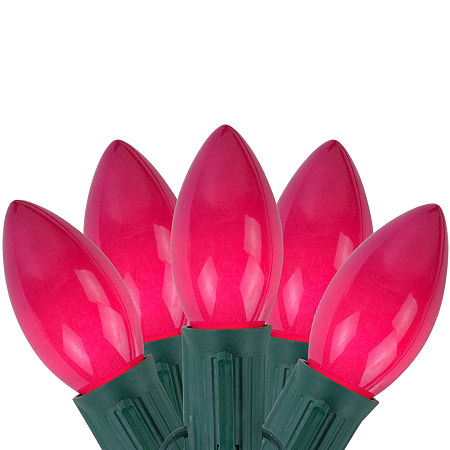 Click here for Northlight 25-Count Opaque Fuchsia Pink C9 24ft Gr... prices