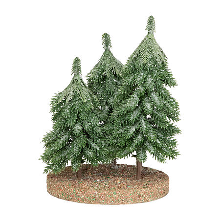 Click here for Northlight 8 Icy Downswept Pine Trio Of Trees 1 Fo... prices