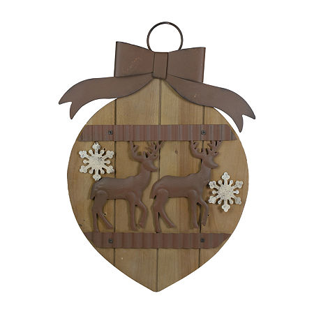 Click here for Northlight 18 Rustic Reindeer Wall Sign  One Size... prices