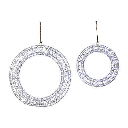 Click here for Northlight Led Lighted - 18in - Set Of 2 - Cool Wh... prices