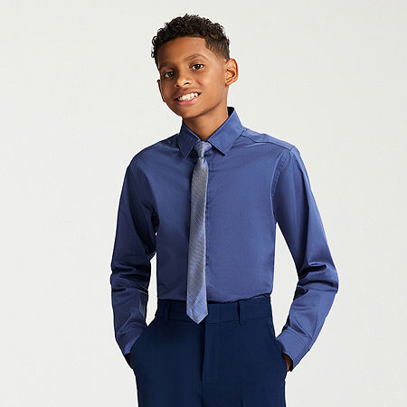 Click here for Van Heusen Little & Big Kid Boys Long Sleeve Point... prices