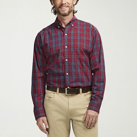 Click here for IZOD Performance Comfort Tartan Mens Long Sleeve C... prices