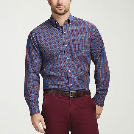 Click here for IZOD Performance Comfort Tartan Mens Long Sleeve C... prices