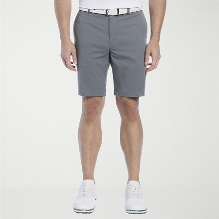 Pga Tour Mens Moisture Wicking Active Waistband 9 Golf Shorts - Quiet Shade