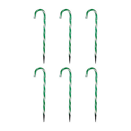 Click here for Northlight Lighted Candy Cane Pathway Markers - 28... prices