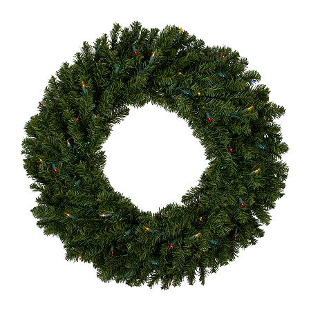 Click here for Northlight Pre-Lit Canadian Pine - 30in - Multi Li... prices