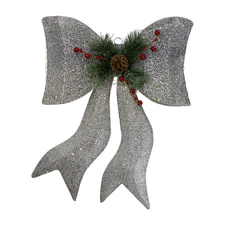 Click here for Northlight Led Lighted Gradient Mesh Bow - 22in -... prices