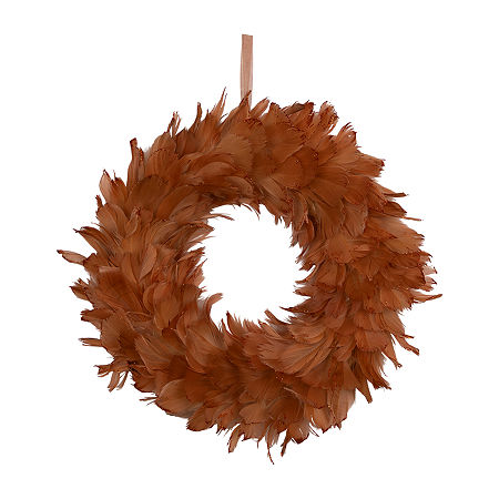 Click here for Northlight Two-Tone Feathers - 14.5in - Unlit - Ru... prices