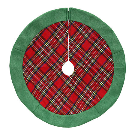 Click here for Northlight 24 Tartan Indoor Tree Skirt  One Size... prices