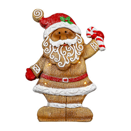 Click here for Northlight Led Lighted Gingerbread Santa With Cand... prices