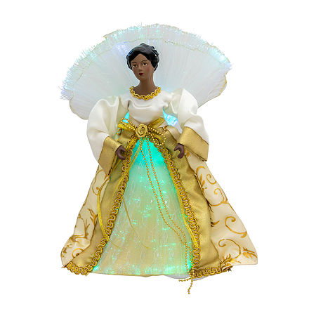 Click here for Northlight 12 Gold Lighted Fiber Optic African Ame... prices