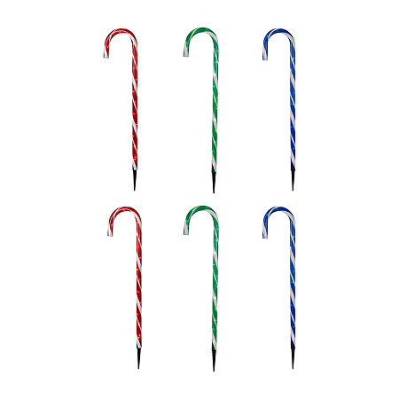Click here for Northlight Lighted Candy Cane Pathway Markers - 28... prices